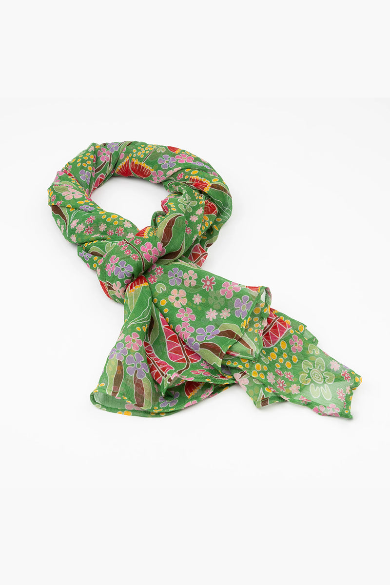 Boodja – Silk Scarf – Designed by Buffie Punch – Kirrikin